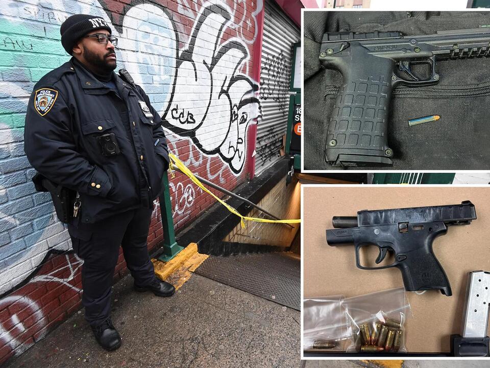 Up in arms: Gun seizures jumped 113% in NYC subway this year, NYPD says