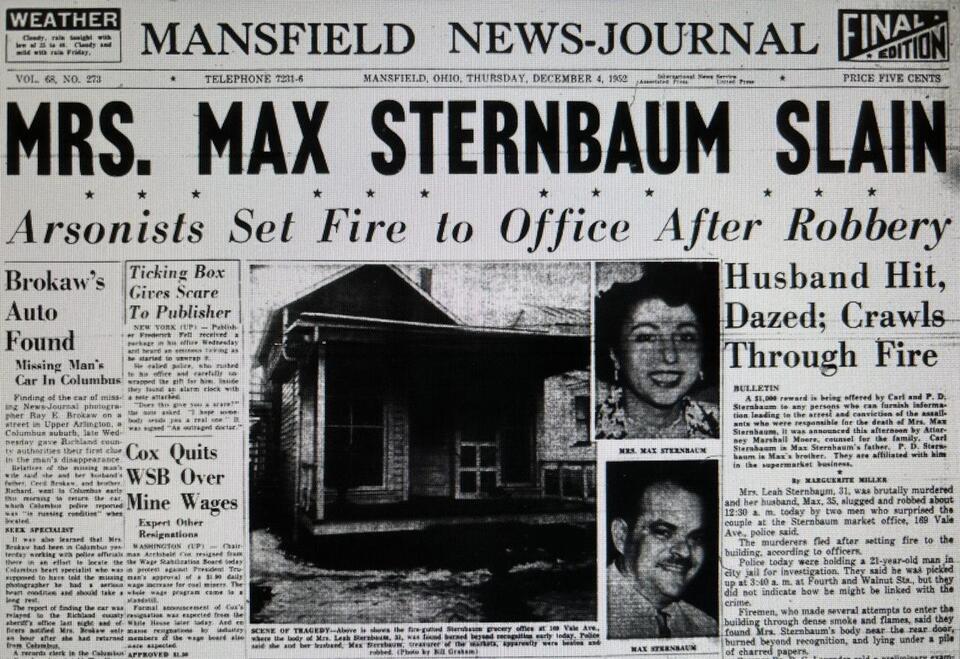 Mansfield’s infamous Sternbaum case started with a murder & arson ...