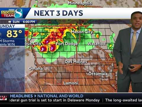 Iowa Weather: Isolated severe storms in northwest Iowa today, more ...