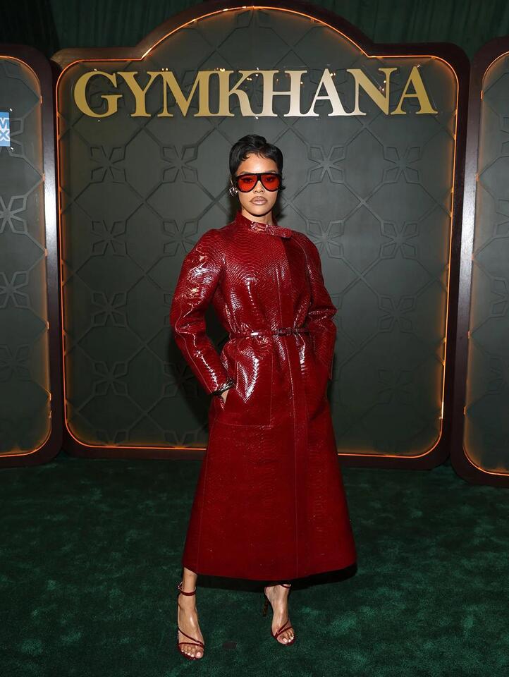 Teyana Taylor Wore Tom Ford To The Gymkhana Las Vegas at ARIA Resort ...