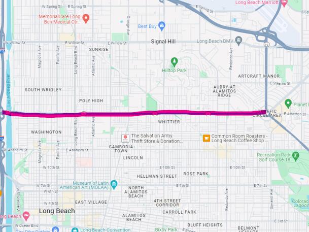 Pacific Coast Highway In Long Beach Could Get A Protected Bike Lane ...