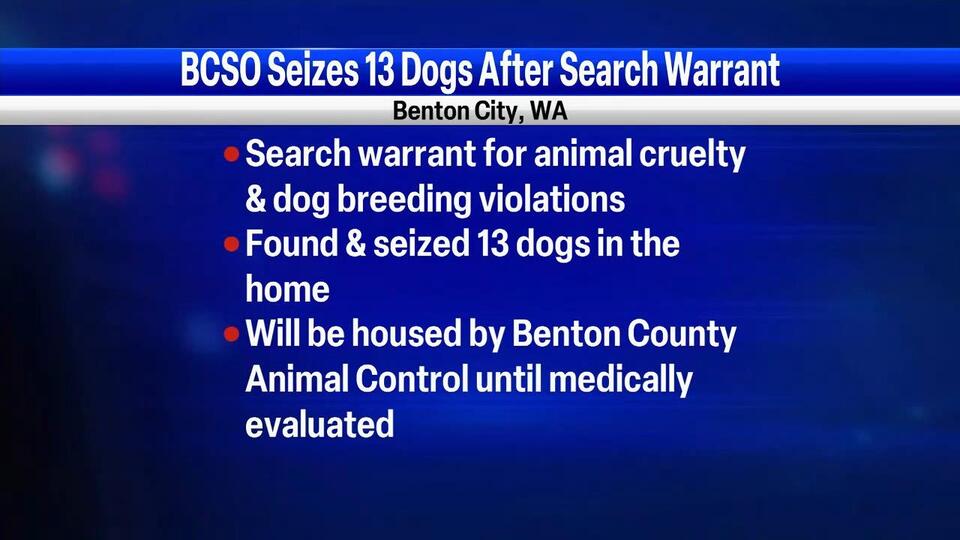 13 dogs rescued in Benton City; investigation into neglect underway ...