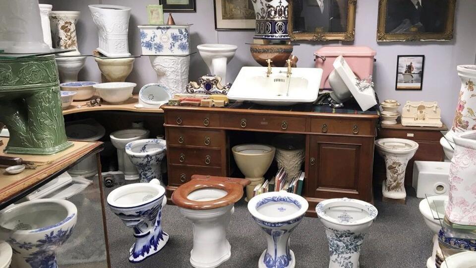 Britain’s Largest Antique Toilet Collection, Including Hitler Potty ...