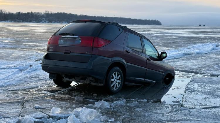 Anglers catch more grief than fish after vehicles break through ice on ...