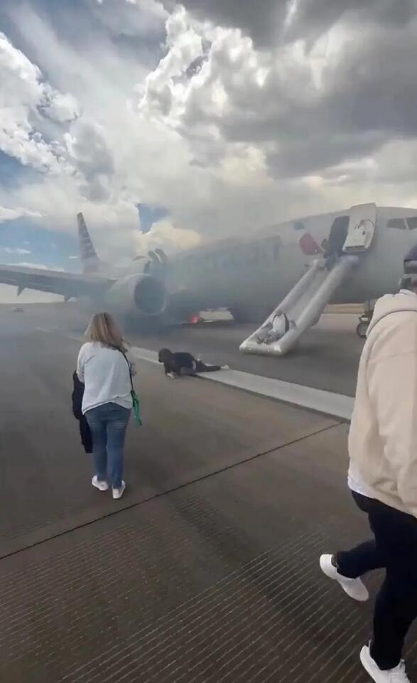 American Airlines flight engulfed in ‘a lot of smoke, fire,’ causing ...