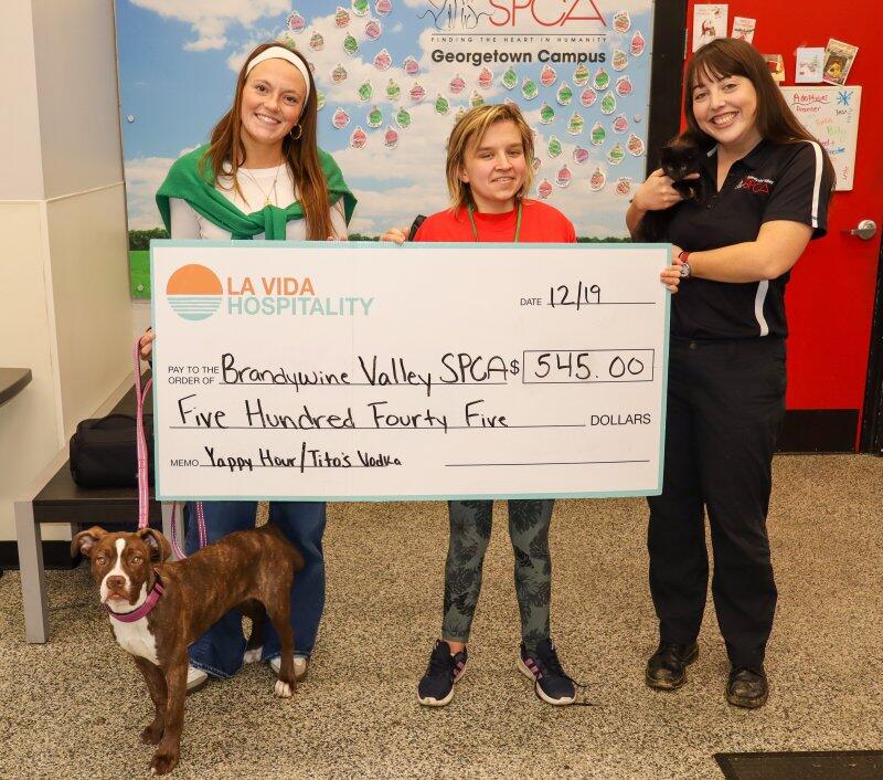 Brandywine Valley SPCA accepts yappy hour donation - NewsBreak