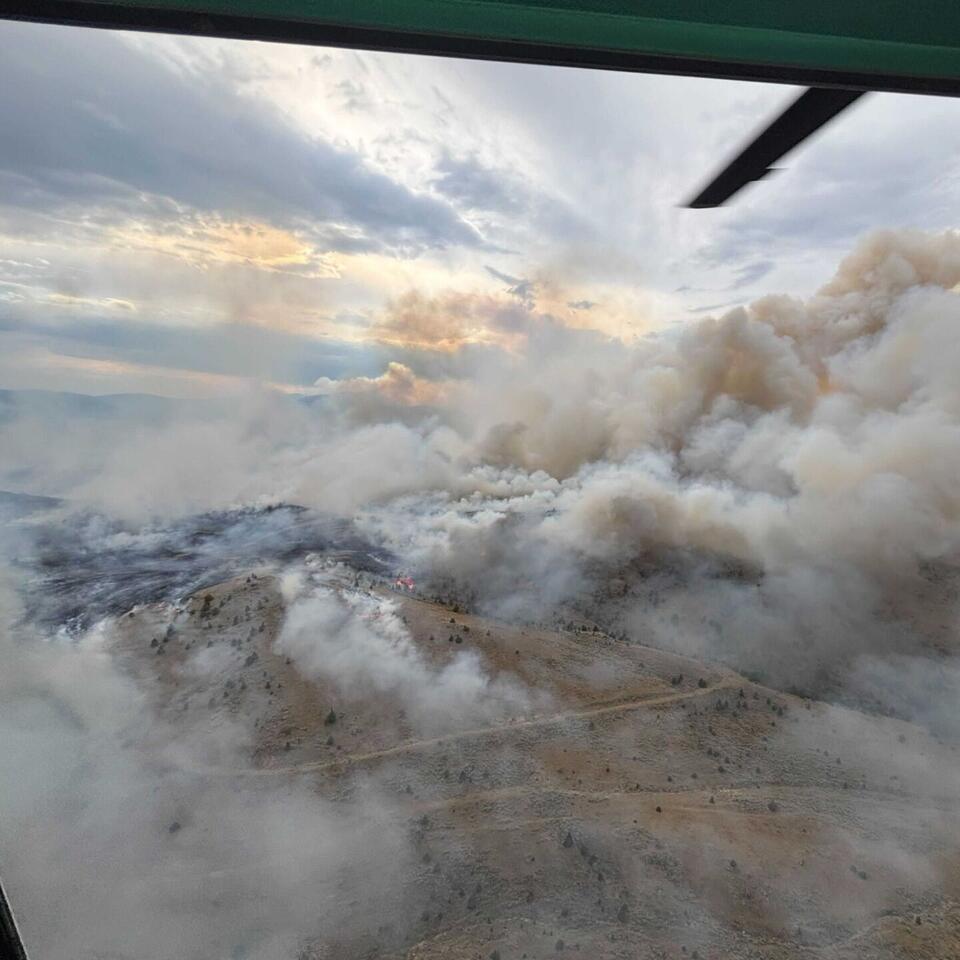 McAllister Fire burns 3,500 acres near Ennis Lake, reaches 50% ...