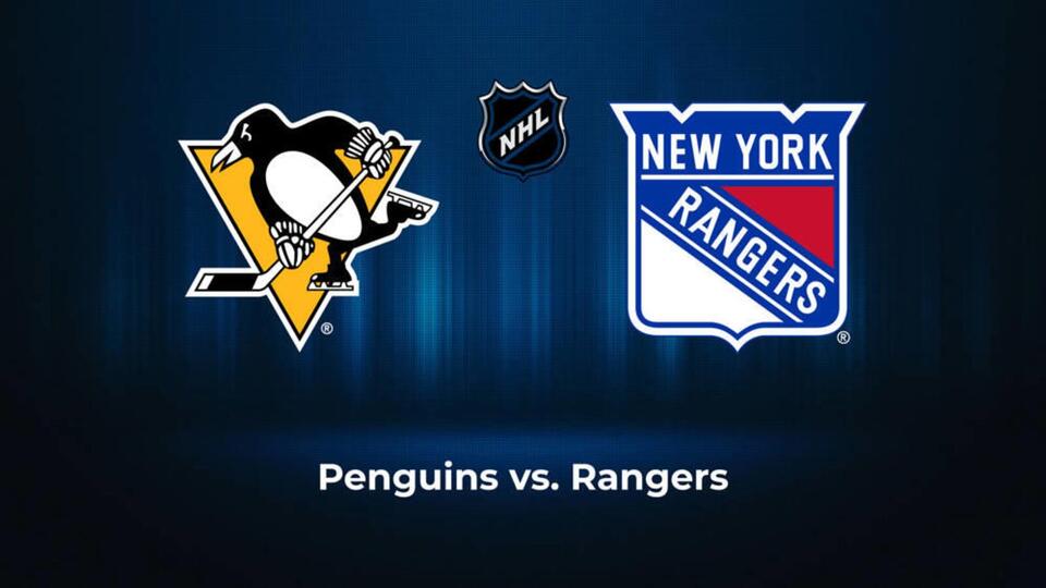 Penguins vs. Rangers: Odds, total, moneyline and other Vegas lines ...