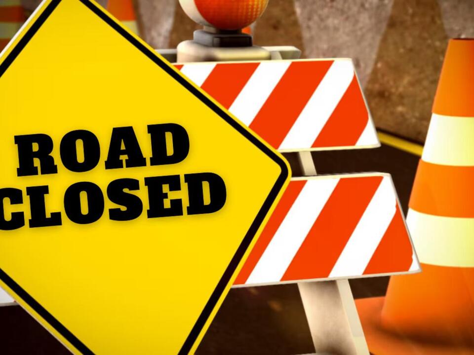Construction on Bridge Closes Road in Perham