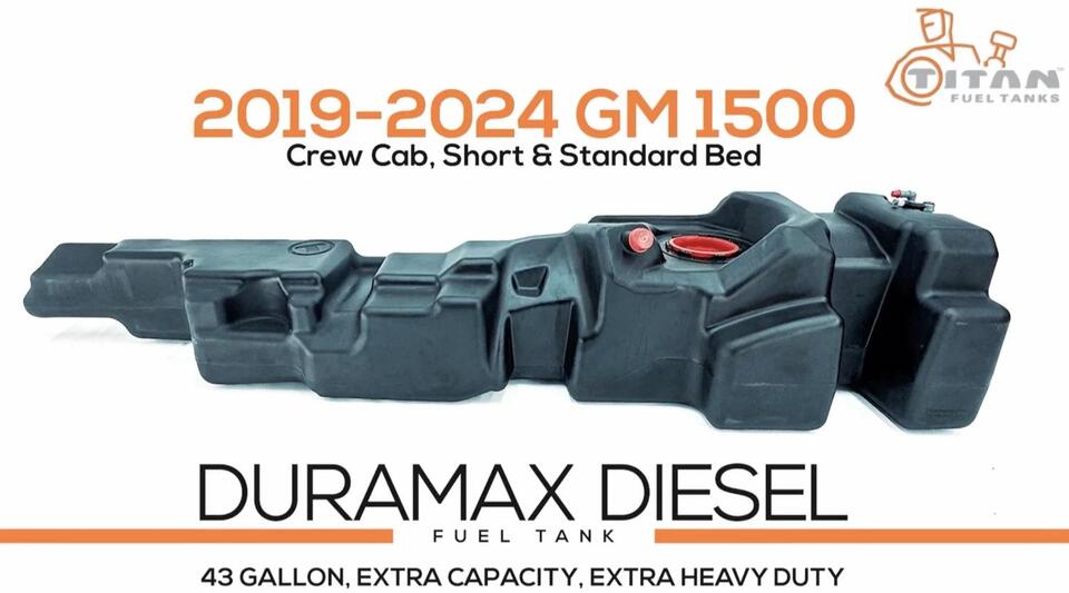 Titan Fuel Tanks Launches GMC Sierra 1500 Duramax 43-Gallon XXL Tank ...