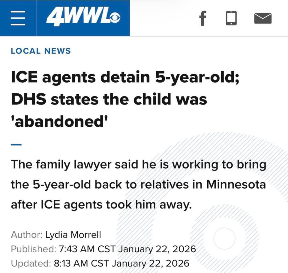 What We Know About ICE Claim 5-Year-Old Liam Ramos' 'Criminal Illegal ...