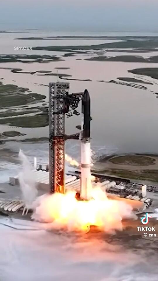 SpaceX launched Starship, the most powerful rocket ever built, on its ...
