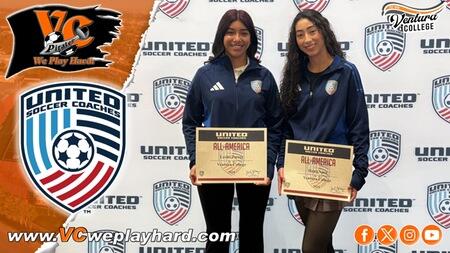 Torres, Vaca Named United Soccer Coaches All-Americans - NewsBreak
