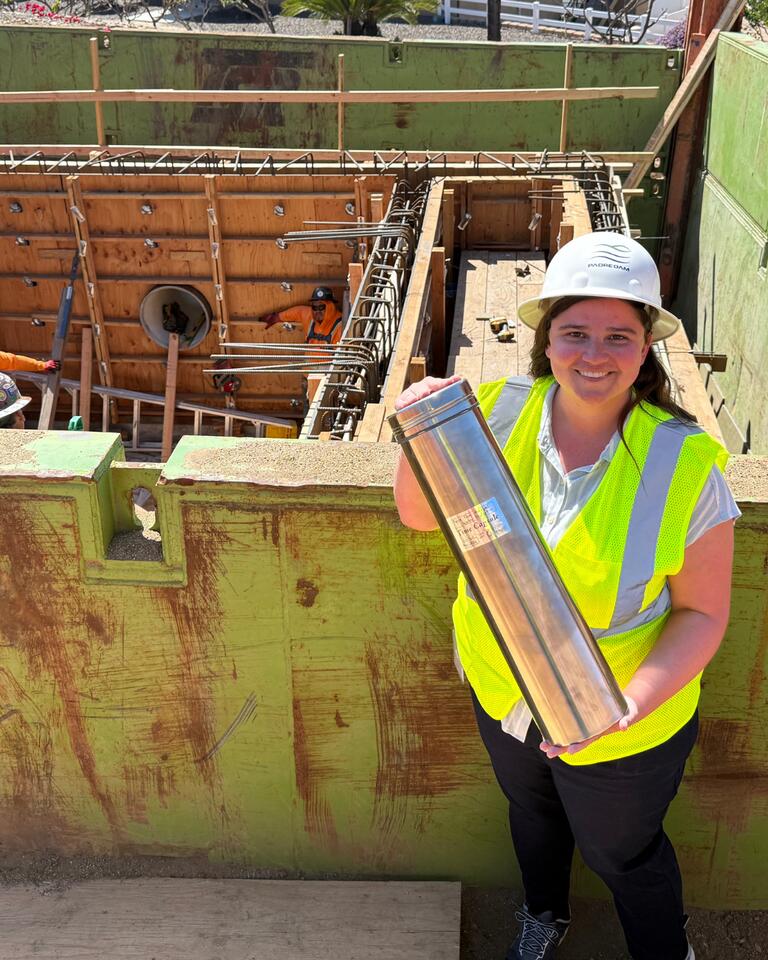 📦 Time Capsule Sealed in Blossom Valley Reservoir Project - NewsBreak