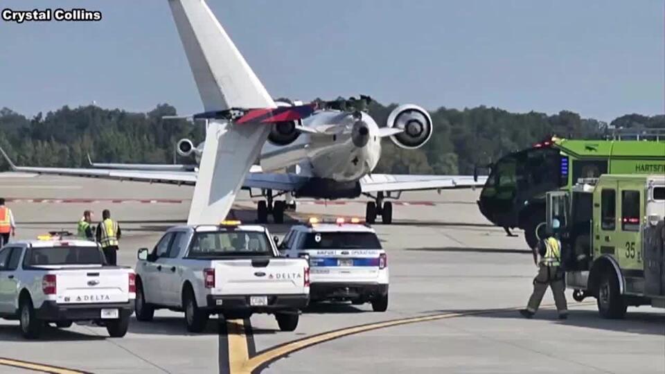 2 planes collide on taxiway at Atlanta airport, FAA says - NewsBreak