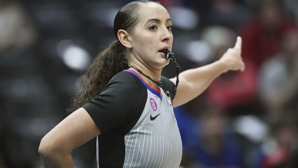NBA referee Ashley Moyer-Gleich highlights officiating journey, hopes ...