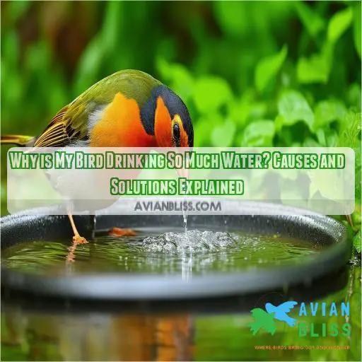 Why is My Bird Drinking So Much Water? Causes and Solutions Explained ...