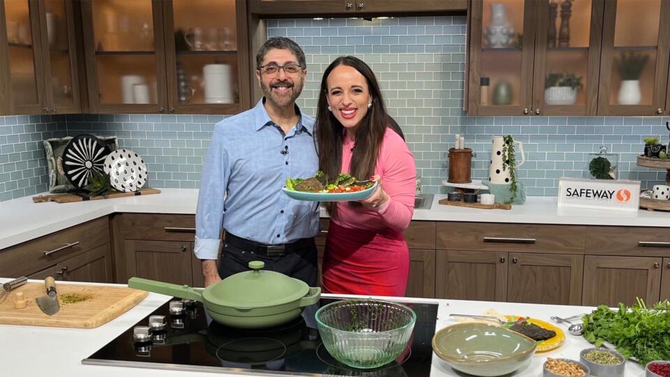Making an Iranian American frittata with Seattle chef Omid Roustaei ...