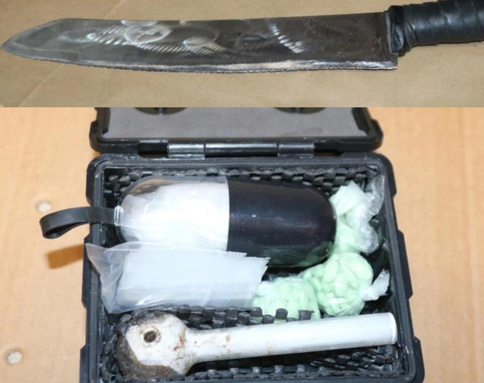 2 arrested after duo allegedly admitted they had meth, pills & large ...