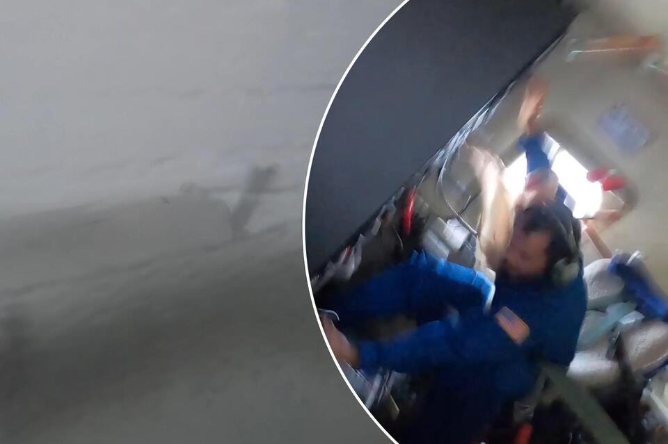 Frightening footage shows plane flying directly into Hurricane Milton ...