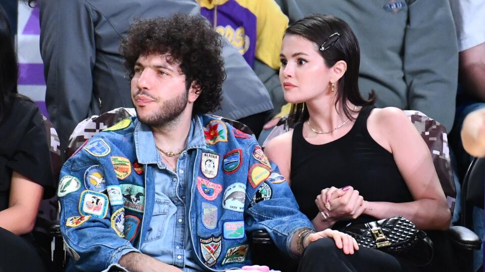 Benny Blanco & Wife Selena Gomez Show off Their Love at Lakers Game ...