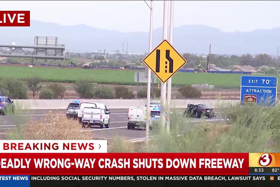 2 drivers killed in wrong-way crash on Loop 202 in Phoenix - NewsBreak