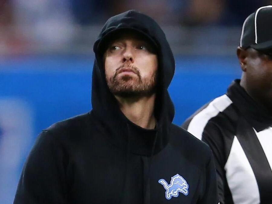 Eminem Takes Credit For Detroit Lions' Playoff Win After Firing Up Crowd