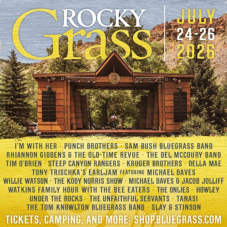 RockyGrass 2026 Lineup: Punch Brothers, Sam Bush, Rhiannon Giddens ...