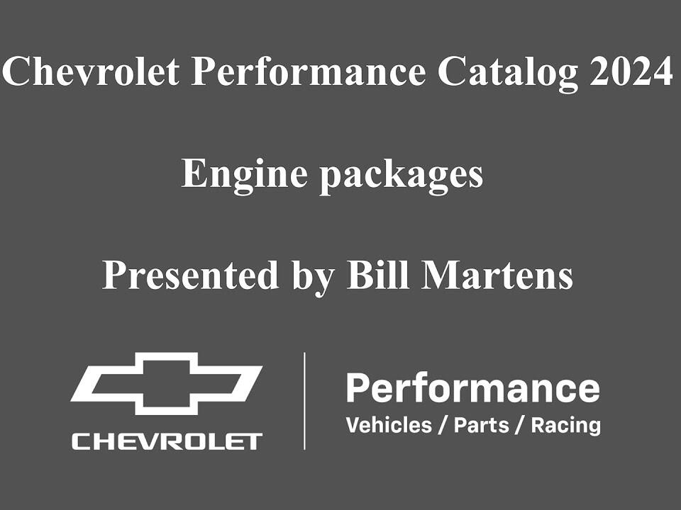 Bill Martens, Special Programs Manager At Chevrolet Performance Is ...