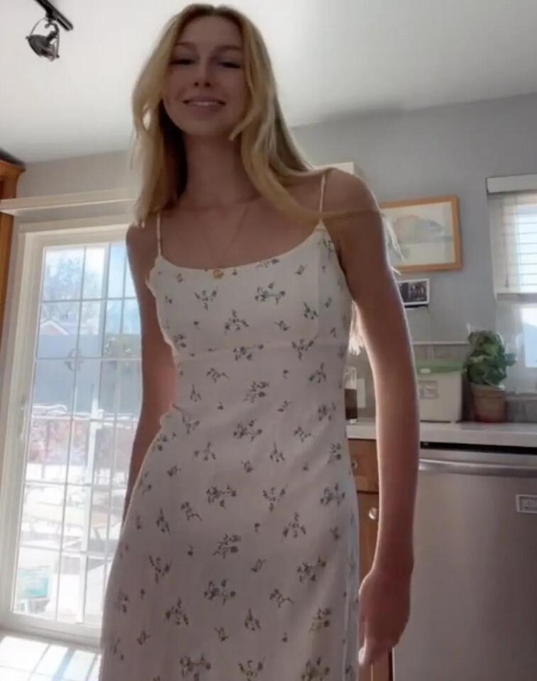 I captured the moment I made an embarrassing discovery about my dress ...