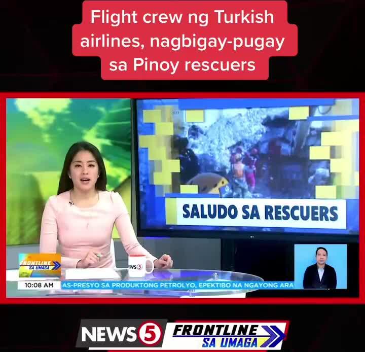 Nakatakdang dumating sa bansa ang mga Pinoy na tumulong sa rescue ...