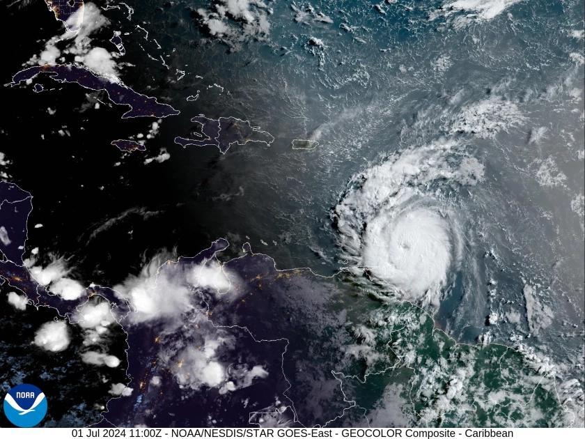 Hurricane Beryl makes landfall with 150 mph winds on Caribbean island ...