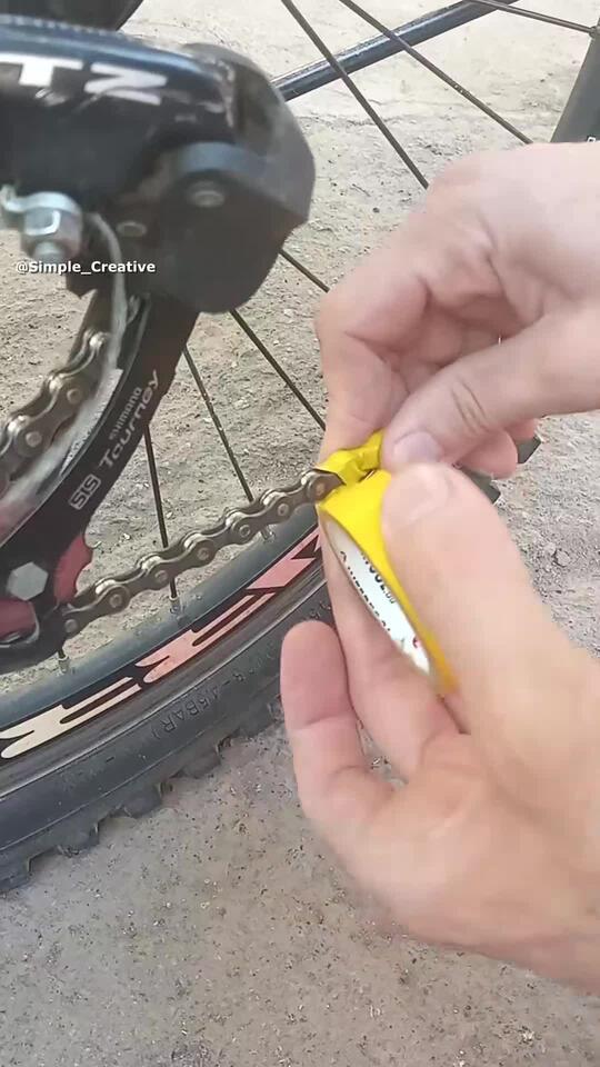 I Upgraded My Bike DIY Chain Guard diy tips bike tricks chain bicycle ...