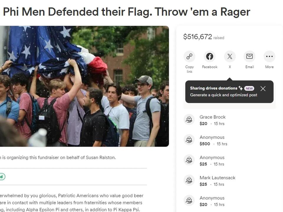 UNC frats receive outpouring of support for defending US flag: 'Kudos ...