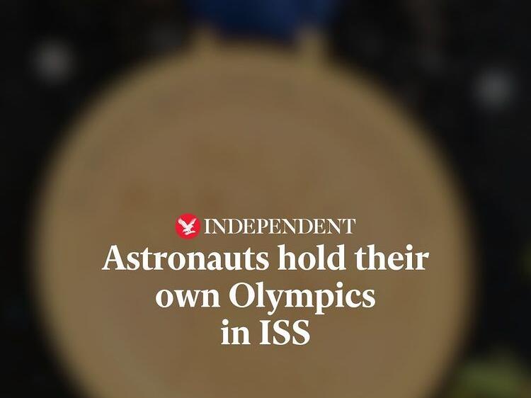 Astronauts on the International Space Station have wished athletes at ...