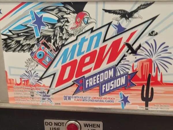 SPOTTED: Mtn Dew Freedom Fusion Slurpee