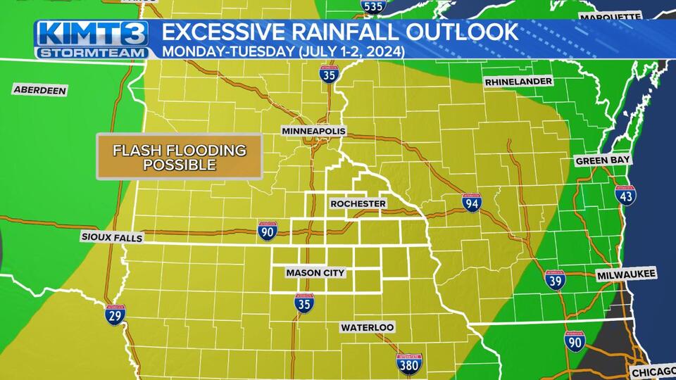 Heavy rainfall forecast next week may lead to additional flooding ...