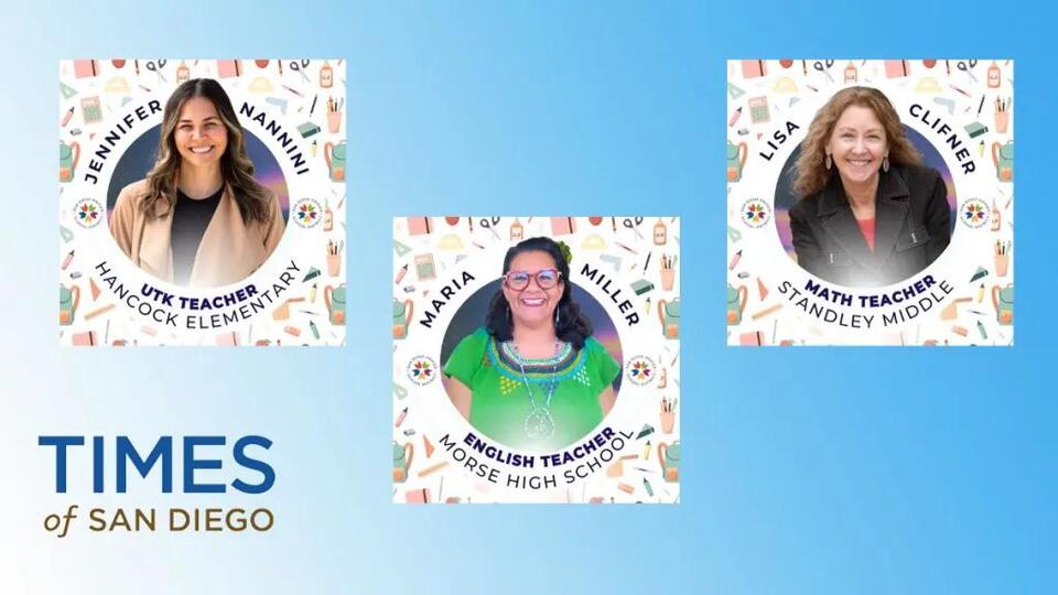 San Diego Unified Names Three Educators 2024 Teachers of the Year ...