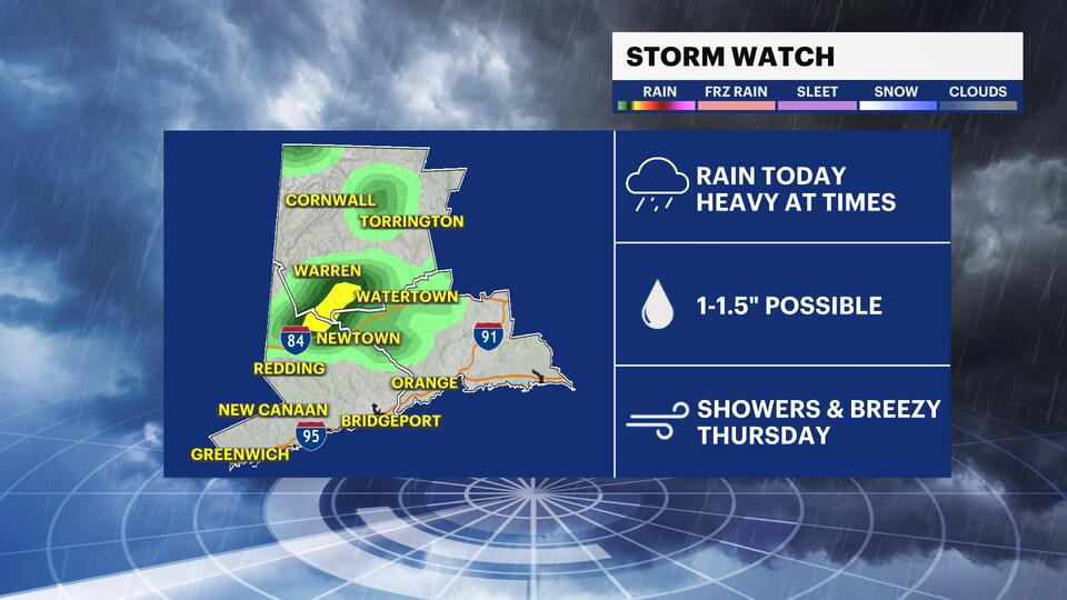 Storm Watch: Steady rain today into Thursday, mostly cloudy with ...