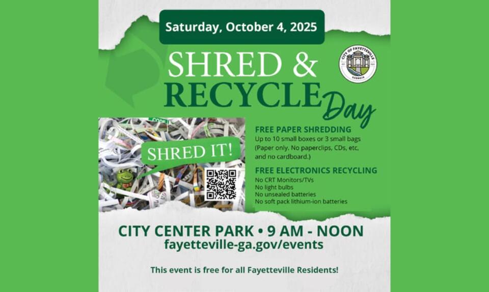Shred & Recycle Day returns to City Center Park on Saturday, October 4 ...