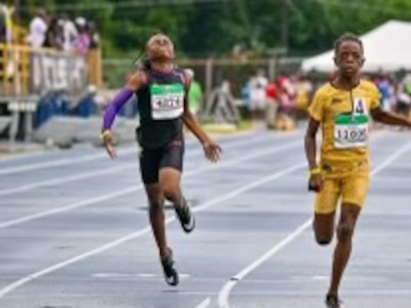 10-year old local track phenom wins gold at the Junior Olympic Games
