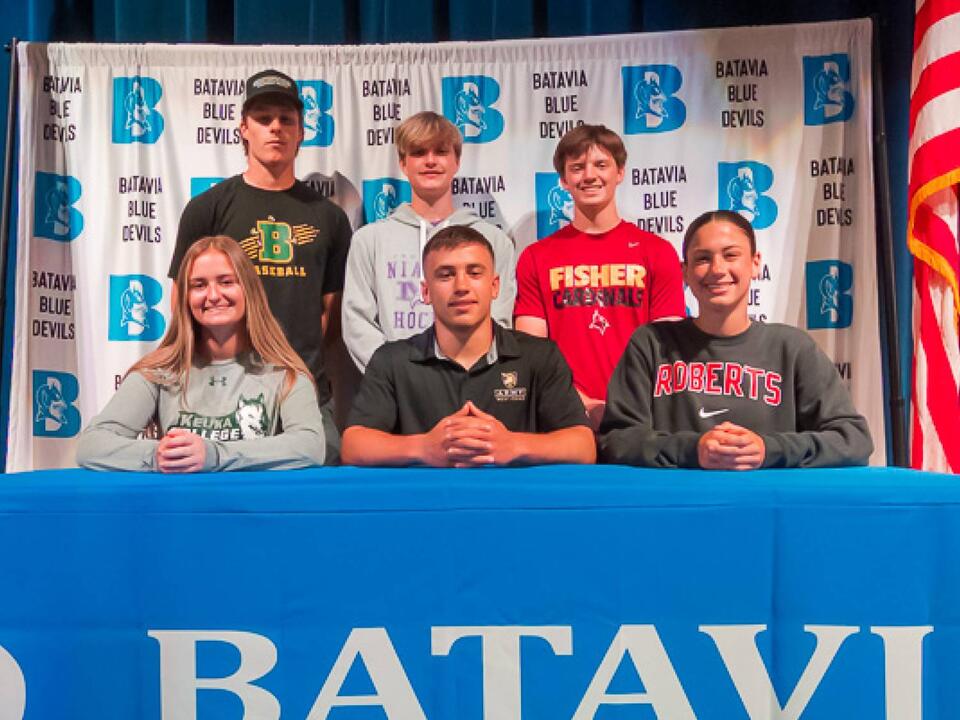 Batavia High celebrates six seniors continuing academic and athletic ...