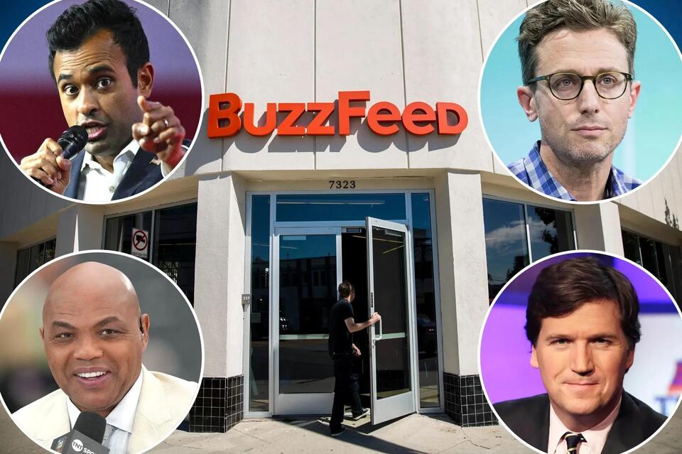 Vivek Ramaswamy demands BuzzFeed hire Bill Maher, Tucker Carlson ...