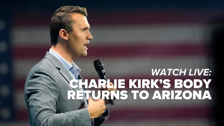 LIVE: Charlie Kirk's body returns to Arizona - NewsBreak