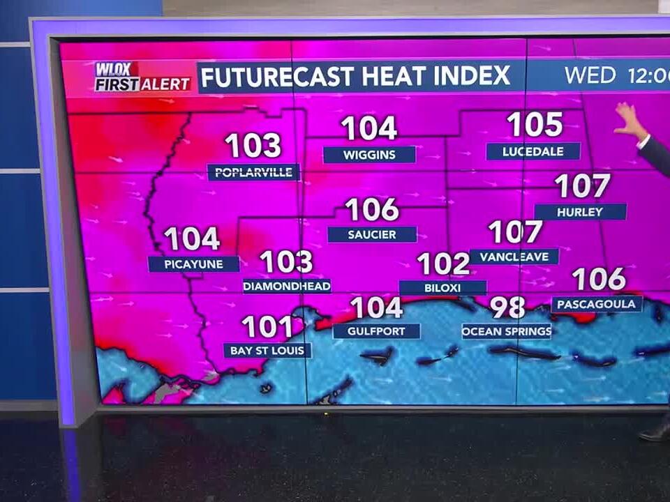 Hot, humid, scattered storms Wednesday; tracking the tropics