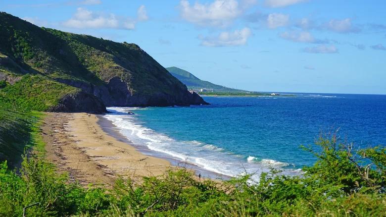 One Of The Caribbean's Best-Kept Secrets Is This St. Kitts Beach With ...