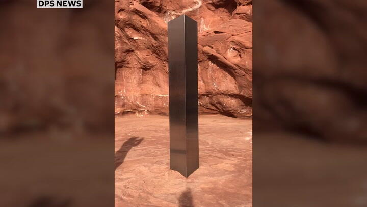 The mystery monolith returns! Mirrored structure appears again in Las ...