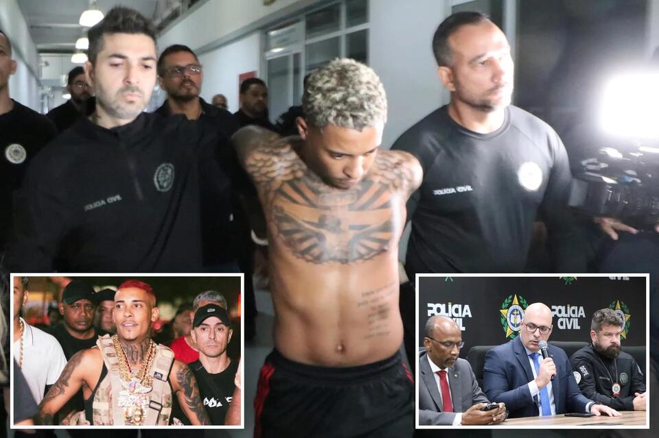 Brazilian singer who is pals with soccer star Neymar busted for alleged ...