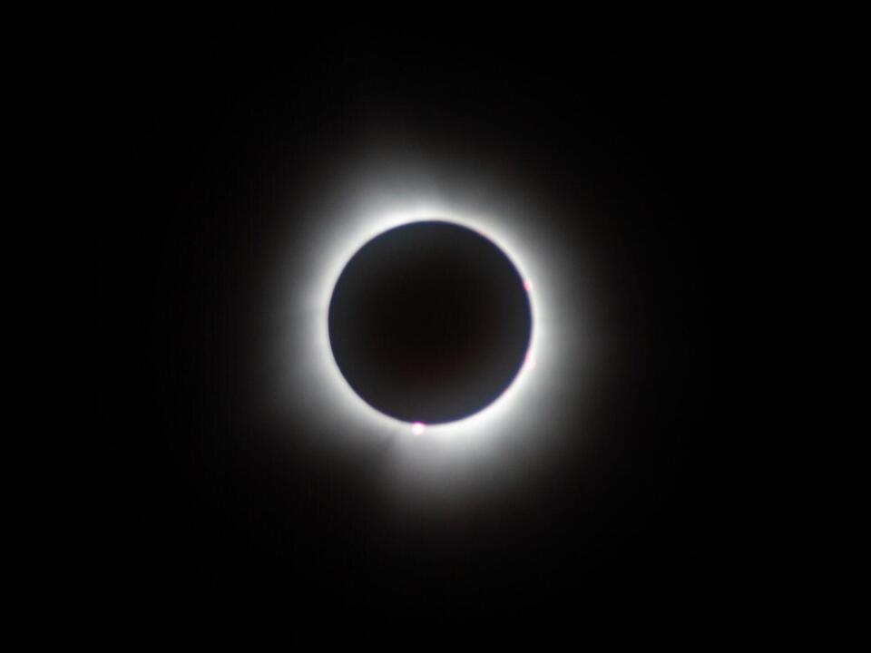 4/8/24 Solar Eclipse at the Speedway, Totality during eclipse