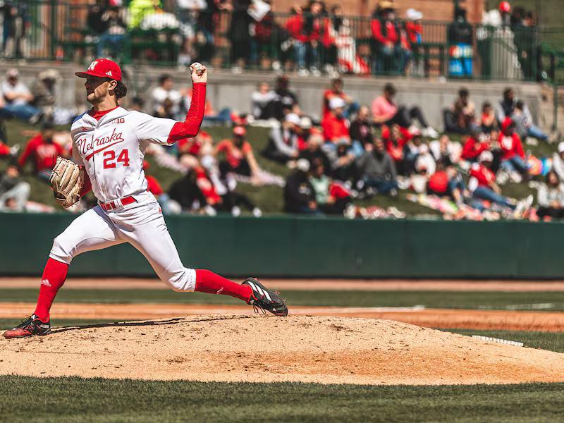 Nebraska baseball team stifled on Saturday